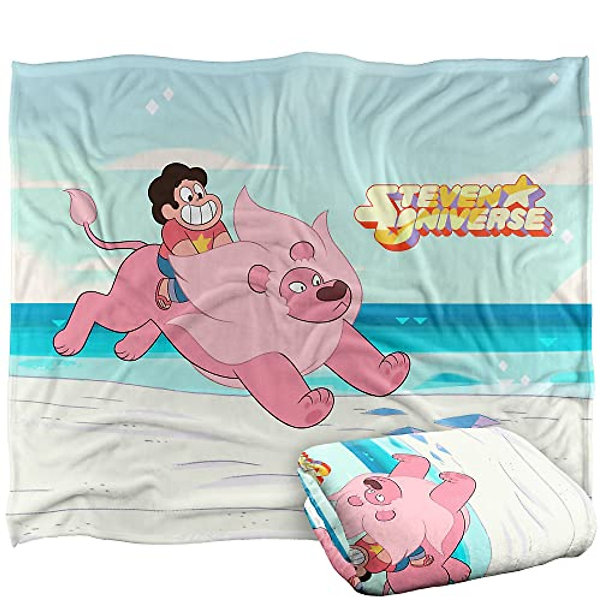 Steven Universe Steven and Lion Officially Licensed Silky Touch Super Soft Throw Blanket 50" x 60"