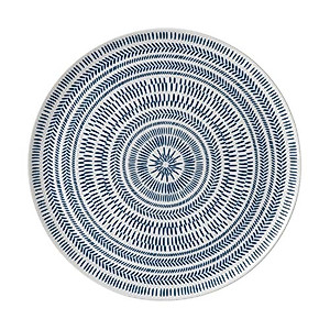 Royal Doulton Dark Blue Ellen Degeneres Platter 32cm Chevron