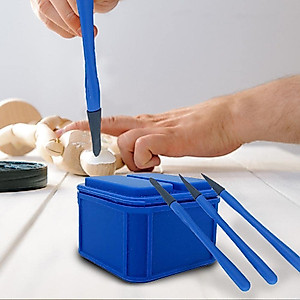 YITOO Silicone Glue Brush Kit 4pcs/Set Woodworking Gluing Kit Woodworking Glue Applicator Set Portable DIY Hand Tool Reliable