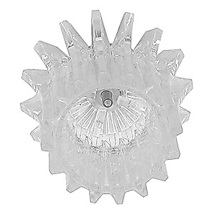 Avalon Plumbing Supply Tub and Shower 3 Piece Faucet Marquis Handles Replacement for Price Pfister Systems, 12 Point Broach, 3 Piece Set of Hot, Cold, Diverter, Clear Acrylic