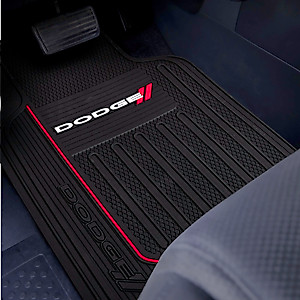 Plasticolor Elite 'Dodge' Automotive Floor Mat Set, (001468R01), Black