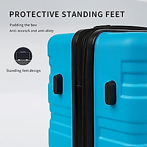 Merax Luggage Sets 3 piece Carry on Luggage Suitcase Sets of 3, Hard Case Luggage Sets Clearance Expandable