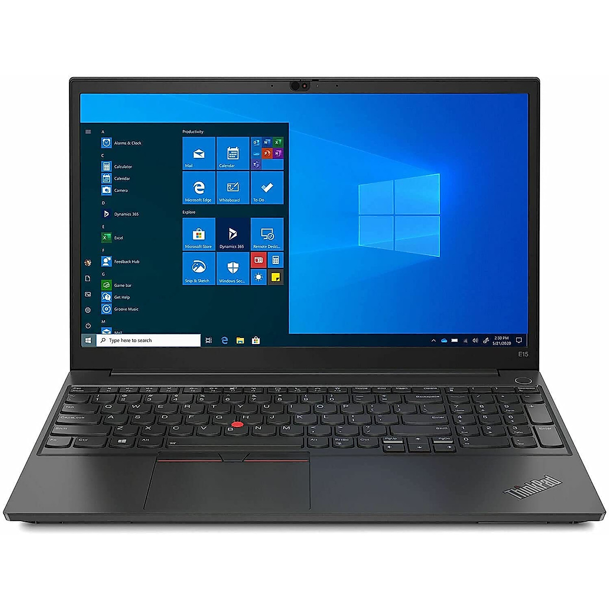 Lenovo ThinkPad E15 20RD002RUS 15.6" Notebook - 1920 x 1080 - Core i7 i7-10510U - 8 GB RAM - 512 GB SSD - Black - Windows 10 Pro 64-bit - Intel UHD Graphics - in-Plane Switching (IPS) Technology