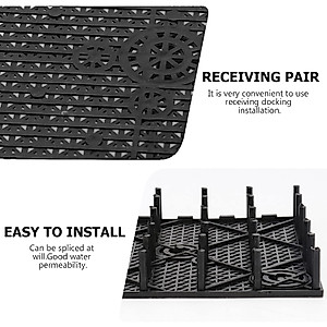 Hemobllo 40 Pcs Bottom Filter Canister Filters for Aquarium Fish Tank Stand Fish Tank Gravel Fish Tank Aquarium Under Gravel Bakki Shower Clapboard Bottom PVC Divider