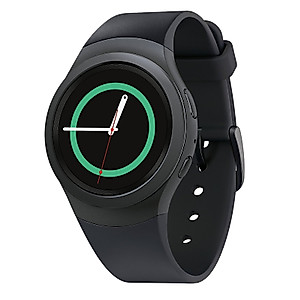 Samsung Gear S2 Wi-Fi Smartwatch - Fitness Tracker - Dark Gray (Renewed)
