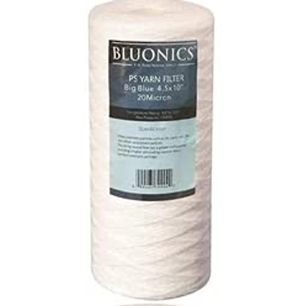 Bluonics String-wound Sediment, CTO Carbon & Sediment (2of each) Filter Set for our Well Water System > 6pcs 4.5" x 10" Whole House Cartridges