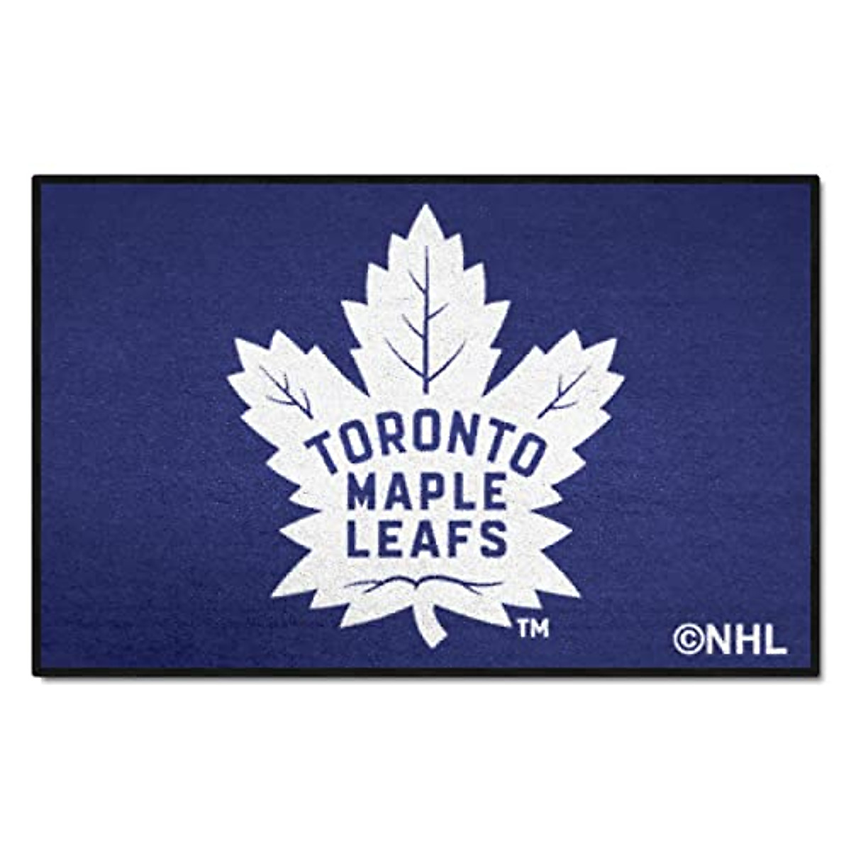 FANMATS - 10282 NHL Toronto Maple Leafs Nylon Face Starter Rug 19"x30"