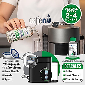 Descaling Solution for Nespresso Vertuo Machines. 2 bottles. 4 Uses