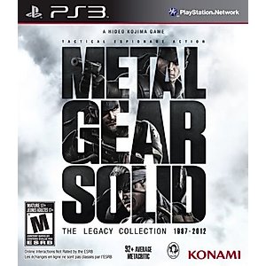 Metal Gear Solid The Legacy Collection PS3 Sony PlayStation include 10 games NEW
