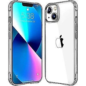 Temdan for iPhone 14 Case,with [3 Pcs Tempered Glass Screen Protector][3 Pcs Camera Lens Protector][Military Grade Drop Protection] Heavy Duty Full Body Shockproof Phone Case Cover 6.1''-Beige