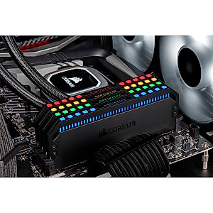 CORSAIR Dominator Platinum RGB 64GB (4x16GB) DDR4 3200 (PC4-28800) C16 1.35V Desktop Memory - Black