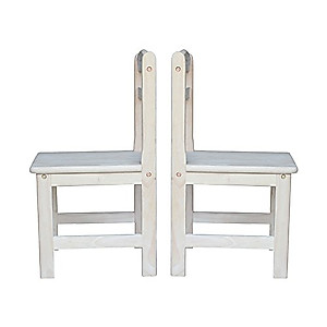 International Concepts Juvenile Chair, 13.75" W x 15" D x 27.5" H, Unfinished
