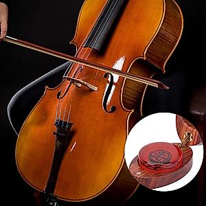 Zyyini Rosin,Professional Violin Rosin Light Low Dust Rosin for Bows for Violin Viola and Cello in Violin Style with Wood Case (2#)