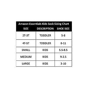 Amazon Essentials Toddler Girls' Cotton Uniform Turn Cuff Sock, 9 Pairs, White, 4-5T