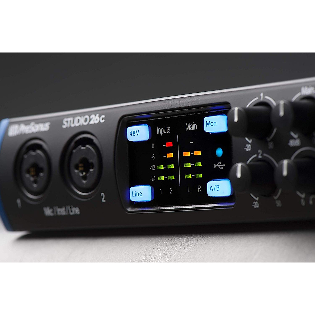 PreSonus Studio 26c 2x4,192 kHz USB Audio/MIDI Interface Studio Bundle with Studio One Artist Software Pack