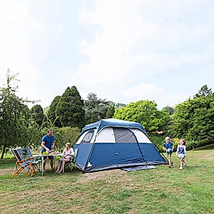 6 Person Tent, Tents for Camping,6 Person 60 Seconds Set Up Camping Tent, Waterproof Pop Up Tent with Top Rainfly, Instant Cabin Tent, Advanced Venting Design, Provide Gate Mat