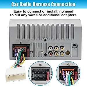 Car Radio Wire Harness Replacement for Nissan Altima Tiida Qashqai ISO Stereo CD DVD Power Speaker Adapter
