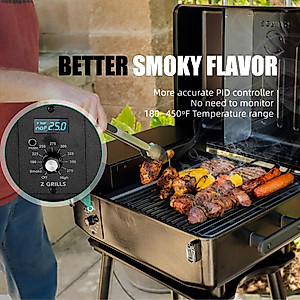 Z GRILLS Portable Pellet Smoker, Small Mini Grill for BBQ, Camping, Tailgating, RV, CRUISER 200A