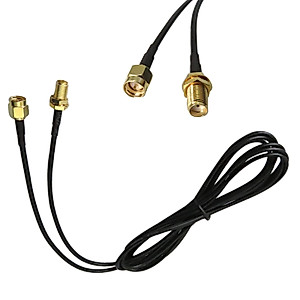 StyleZ 10FT WiFi Antenna Extension Cable SMA Male to SMA Female RF Connector Adapter RG174