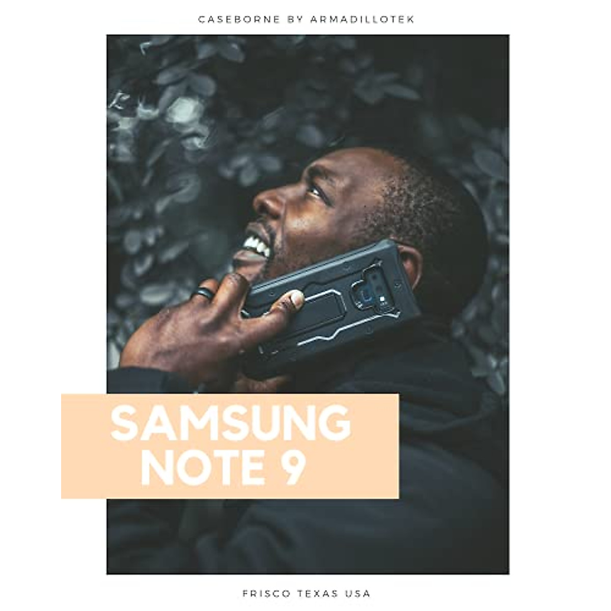 ArmadilloTek Vanguard Designed for Samsung Galaxy Note 9 Case (2018 Release) Military Grade Full-Body Rugged with Built-in Screen Protector & Kickstand (Black)