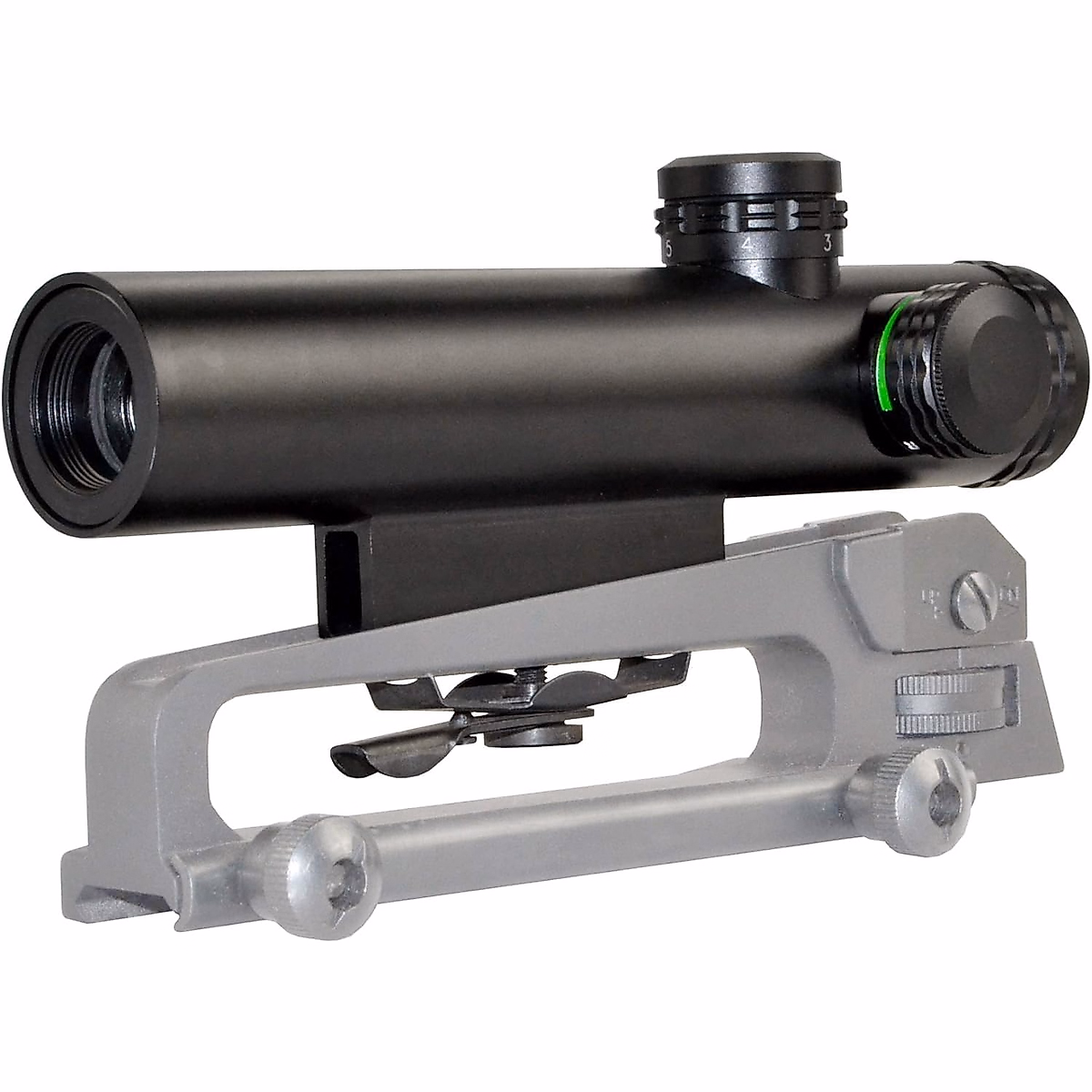 4X20 Compact Red/Green Illuminated Reticle Scope, Duplex fits Carry Handle & Picatinny Mounts