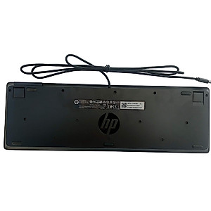 HP Z9H48AT#ABA Business Slim Wired Keyboard USB, Black
