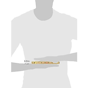 Crescent Lufkin Wood Rule, 6' Brass Ext, Black , Brown - X46SLN