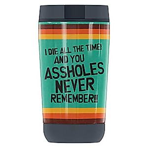 South Park Kenny GUARDIAN COLLECTION BY THERMOS Stainless Steel Travel Tumbler, Vacuum insulated & Double Wall, 12 oz.