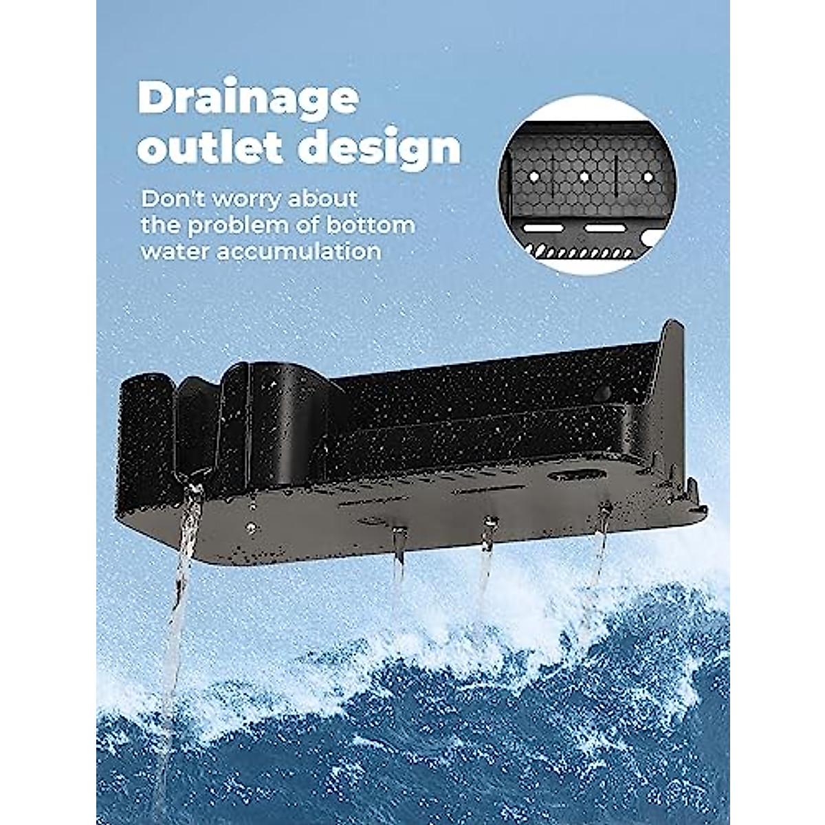 KEMIMOTO Boat Caddy Organizer, Boat Cup Holder Installed with Screws/Suction Cups On Any Flat Surface, Boat Storage Organizer, Cockpit Storage Box for Bass Boat Kayak Pontoon Jon Boat