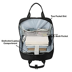 Slim Durable Water Resistant Large Spacious Backpack for 15.6 inch Laptops, MacBook M2, Dell, HP, Acer, Asus, Samsung Laptops