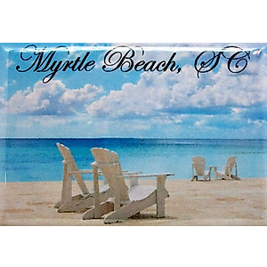 Myrtle Beach South Carolina-Beach Scene Fridge Magnet