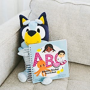 Cupkin Mosaic Sticker Art Kits for Kids and Adults - ABC Mosaics Art Craft Kit for Boys and Girls - 52 Page Sticker by Number Mosaic Kit with 3,000+ Jewel + Foam Stickers + Coloring Book for Kids