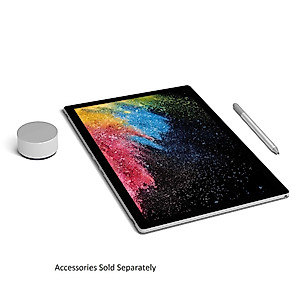 2017 Surface Book 2 15" Bundle (3 items): Core i7 16GB 512GB SSD, Surface Pen Platinum and Mini DisplayPort (Renewed)