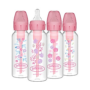 Dr. Brown's Anti-Colic Baby Bottles, Nipples and Accessories Bundle | Natural Flow Options+ Narrow Bottles with Level 1 and Level 2 Silicone Nipples