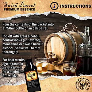 Thousand Oaks Barrel Co. Tennesse Bourbon Whiskey Flavor Essence - Single Pack 20ml (0.65oz) Liquor Essence Refill for Barrel Aging Whiskey Making Kit, Cocktails Mixers - Moonshine Flavoring Supplies