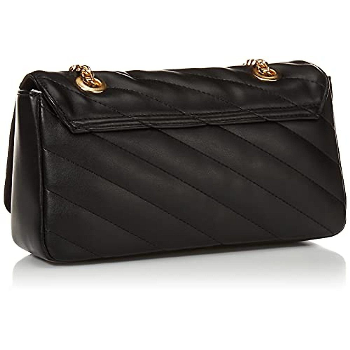 The Drop Women's Koko Quilted Flap Bag, Black, One Size