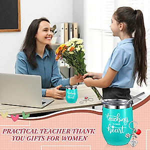 Hoolerry 24 Pcs Teachers Appreciation Gifts Bulk, Teacher Week Gifts for Women Men, Thank You Gifts for Teacher, Teacher Tumblers Graduation Retirement Teacher Gifts(Multicolor, Stylish)