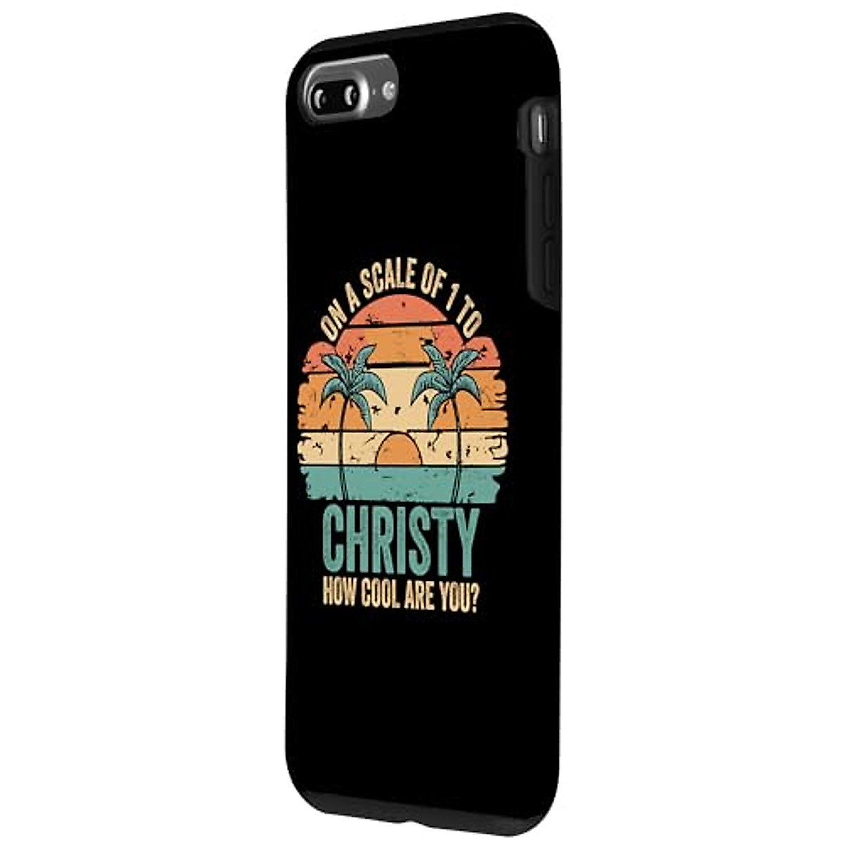 iPhone 7 Plus/8 Plus CHRISTY Cute Retro Girls Groovy CHRISTY Personalized Name Case
