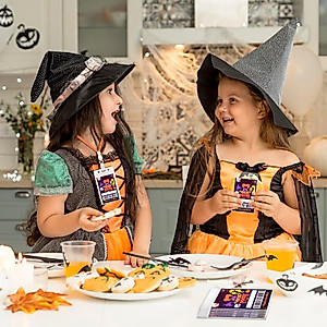 WANGDEFA 10 Set Hocus Pocus Party Favor Invitations Cards Halloween Theme Birthday Invitations with Lanyard Witch for Adults Costume Birthday Invitation Favor Supplies