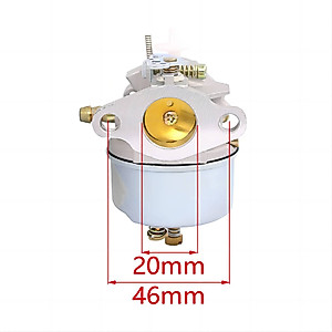 Fremnily 631954 632371 Carburetor compatible with Tecumseh Snow Blower 632371A H50 HSK50 H60 HSK60 H70 H80 HSK70 7HP Snowblower Snowthrower Engine