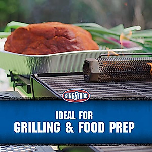 Kingsford Heavy Duty AllPurpose Aluminum Pans,Disposable Aluminum Foil Pans Ideal for Cooking, Baking, Steaming, Grilling, & Smoking Safe, Disposable Chafing Dish (Pack of 7)