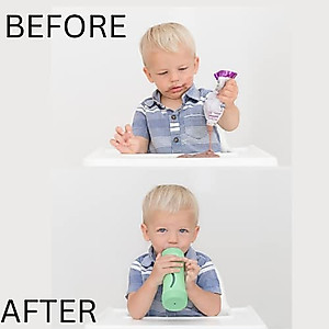 Non Squeeze, No Mess Baby Food Bottle (Musk)