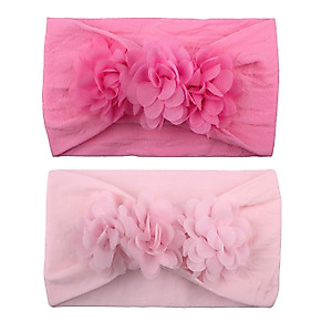 WZT Stretchy Knot Nylon Baby Headbands For Newborn Baby Girls Infant Toddlers Kids Bows Child Hair Accessories