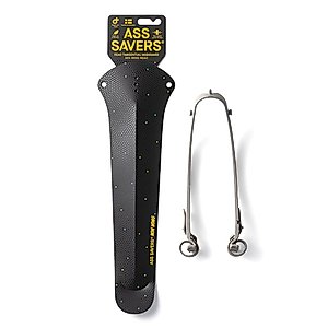 Ass Savers - Win Wing Road - Rear Mudguard for Road Bikes, for Tire Widths up to 35mm, Ultralight, Clip On, Easy Installation and Removal, Secure Mount, Sustainable, Swedish Design, Praline