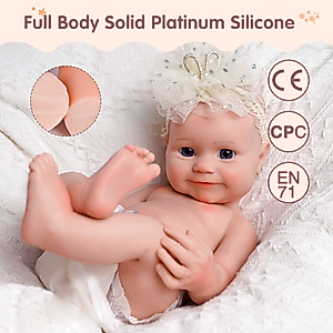 JIZHI Reborn Baby Dolls, 2PCS Lifelike Silicone Toddlers - 16&20-Inch Soft Vinyl & Full Body Silicone Dolls