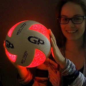 Light Up Volleyball - Official Size Glowing LED Volleyball