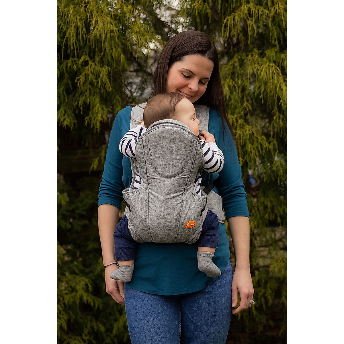 Dreambaby Oxford Adjustable 3-in-1 Position Baby Carrier - Comfortable and Stylish Baby Wrap for Newborns to Toddlers -Suitable for Children 7.5 – 33lbs (Approximately 3-12 Months of Age)