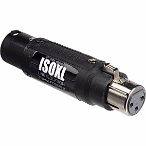 Whirlwind ISOXL Line-Level Isolation Transformer, 3-Pin XLR Male/Female Connectors
