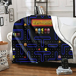 Gobits Video Game Blanket Game Gifts Game Throws Blankets for Teens Adults Christmas Halloween Thanksgiving Birthday Gifts 50'×60', Blanket-2