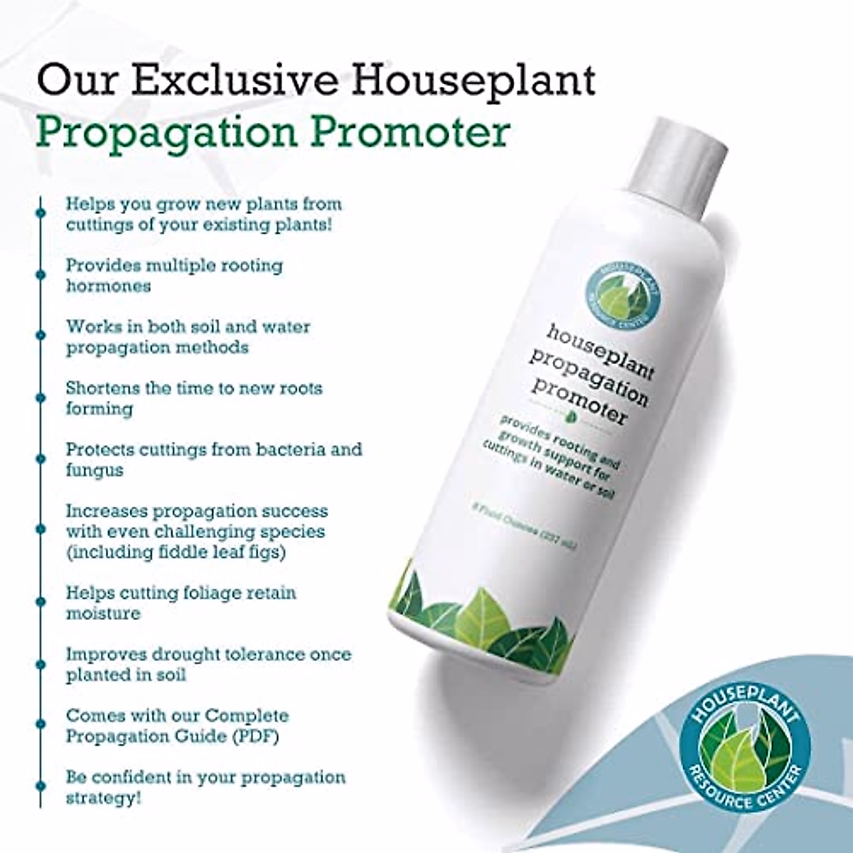 Houseplant Propagation Promoter & Rooting Hormone, Root Stimulator, Plant Starter Solution for Growing New Plants from Cuttings (Formulated for Fiddle Leaf Fig or Ficus Lyrata)